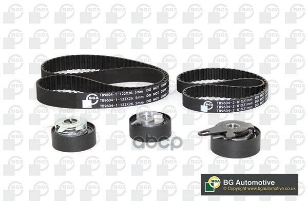 Комплект ГРМ VW T4/LT 2.5 TDI 95- VOLVO S80/V70 2.5 Tdi 99- Bga арт. TB9604K