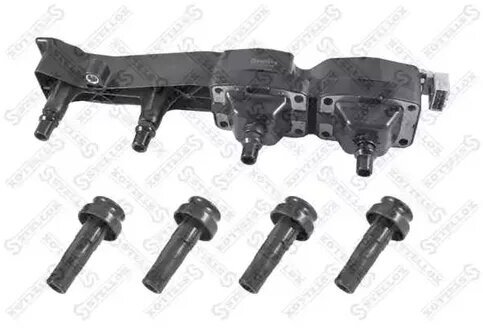 Катушка зажигания CITROEN C2/C3/C4, PEUGEOT 206/207/307 1.6I 00], 6100010SX STELLOX 61-00010-SX