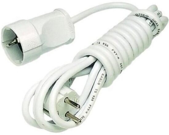 Удлинитель-шнур Makel 1х3м с заземл. 16А IP20, 10005