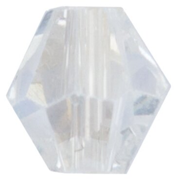 БусиныZlatka GBA-02 6 х 6 мм 22 шт на нити стекло №30 прозрачный перламутровый