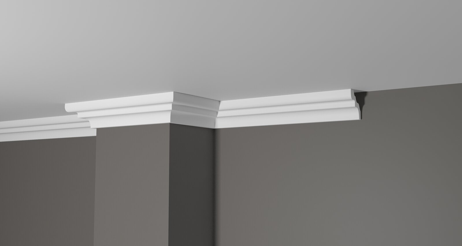 Карниз Decor-Dizayn арт. DD39 ( д. 2000 x в. 46 x ш. 42 мм. )