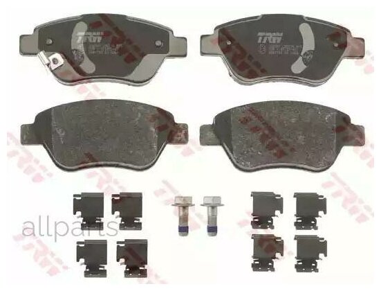 TRW GDB1700 Колодки передние OPEL Corsa D TRW GDB1700