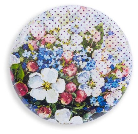 Игольница-магнит "Gamma" NEM в пакете с еврослотом №01 Цветы на канве