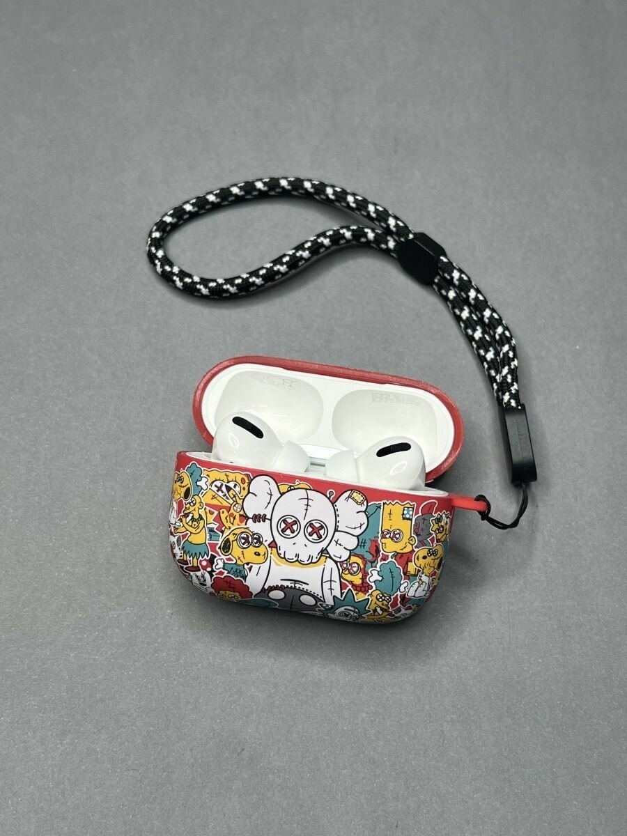 Чехол на airpods pro для беспроводных наушников аирподс