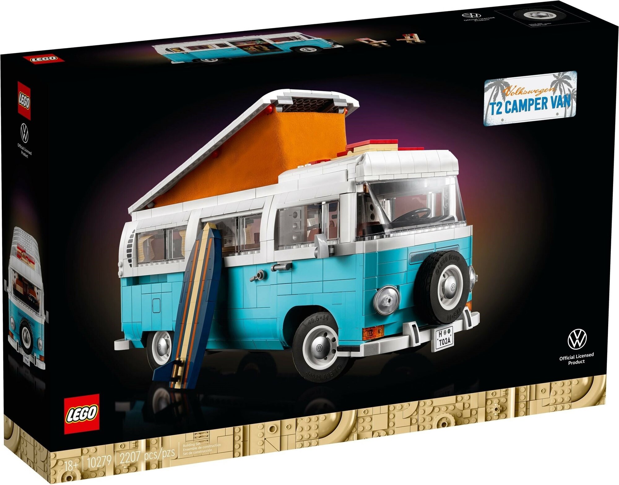 Конструктор LEGO 10279 Фургон Volkswagen T2 Camper
