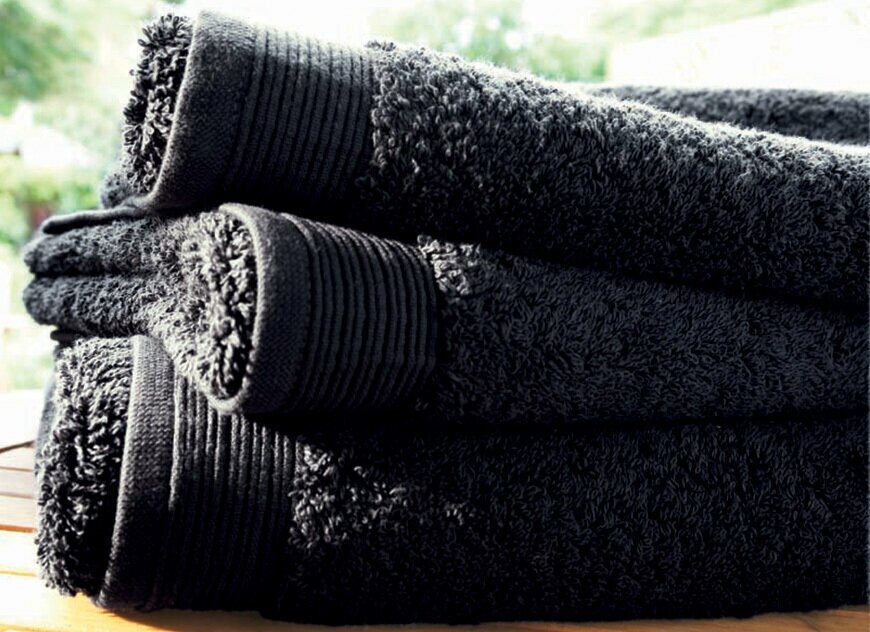 UNI ANTHRACITE Полотенце 70/140 anthracite темно-серый хлопок 600гр/м2