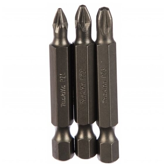 Бита Makita Рozidriv 1,2,3, хв-6-ти гран 1\4", 50мм,3шт