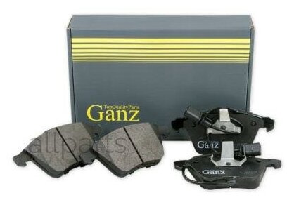 GANZ GIJ09038 Колодки тормозные передние для AD A4/A6/A8 GANZ GIJ09038