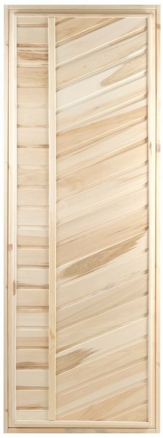 Дверь для бани Добропаровъ "Эконом", деревянная, липа, высота 190 см