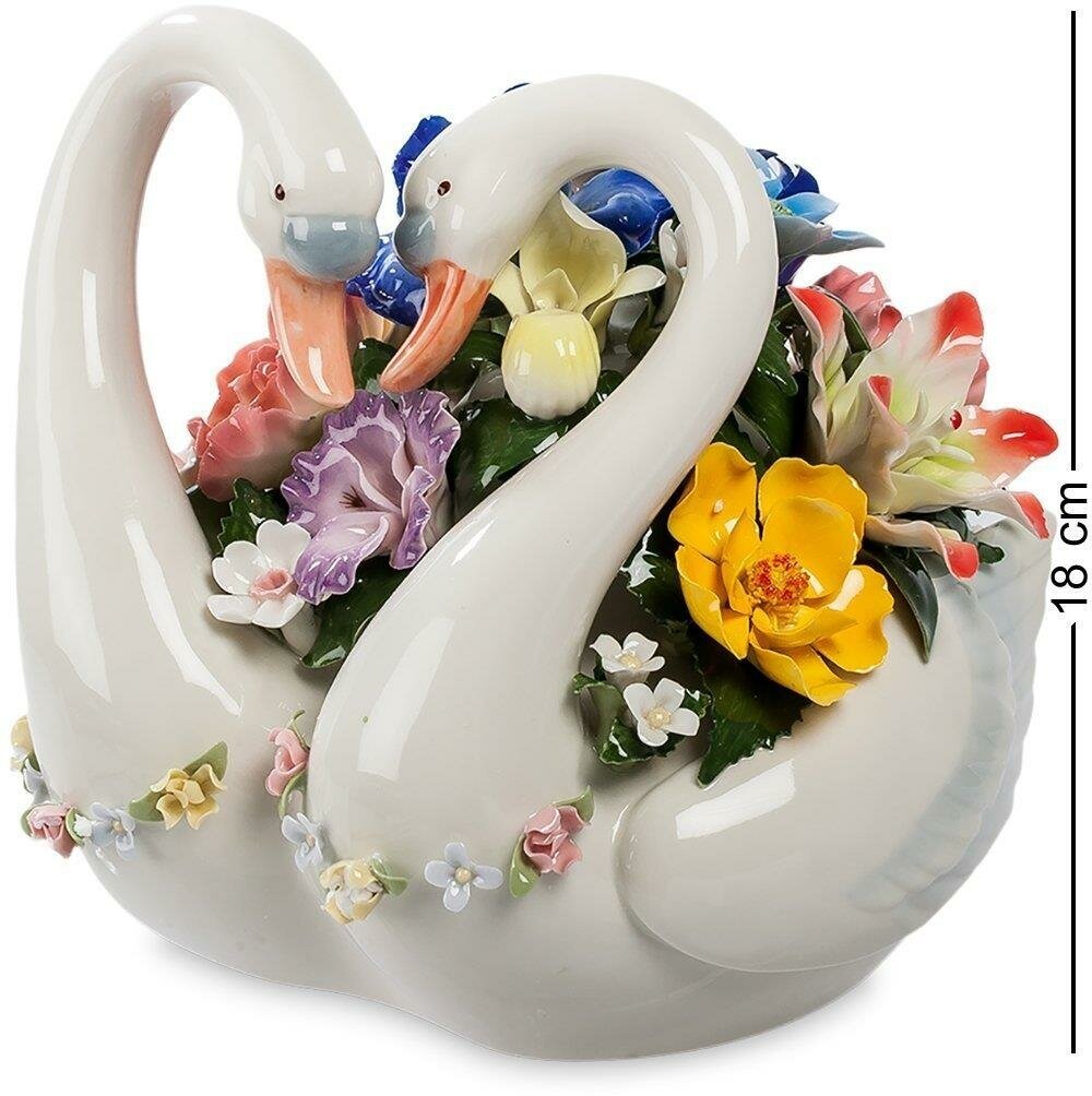 Фигурка Лебеди Вместе навсегда (Pavone) A2034308 Pavone, Керамика