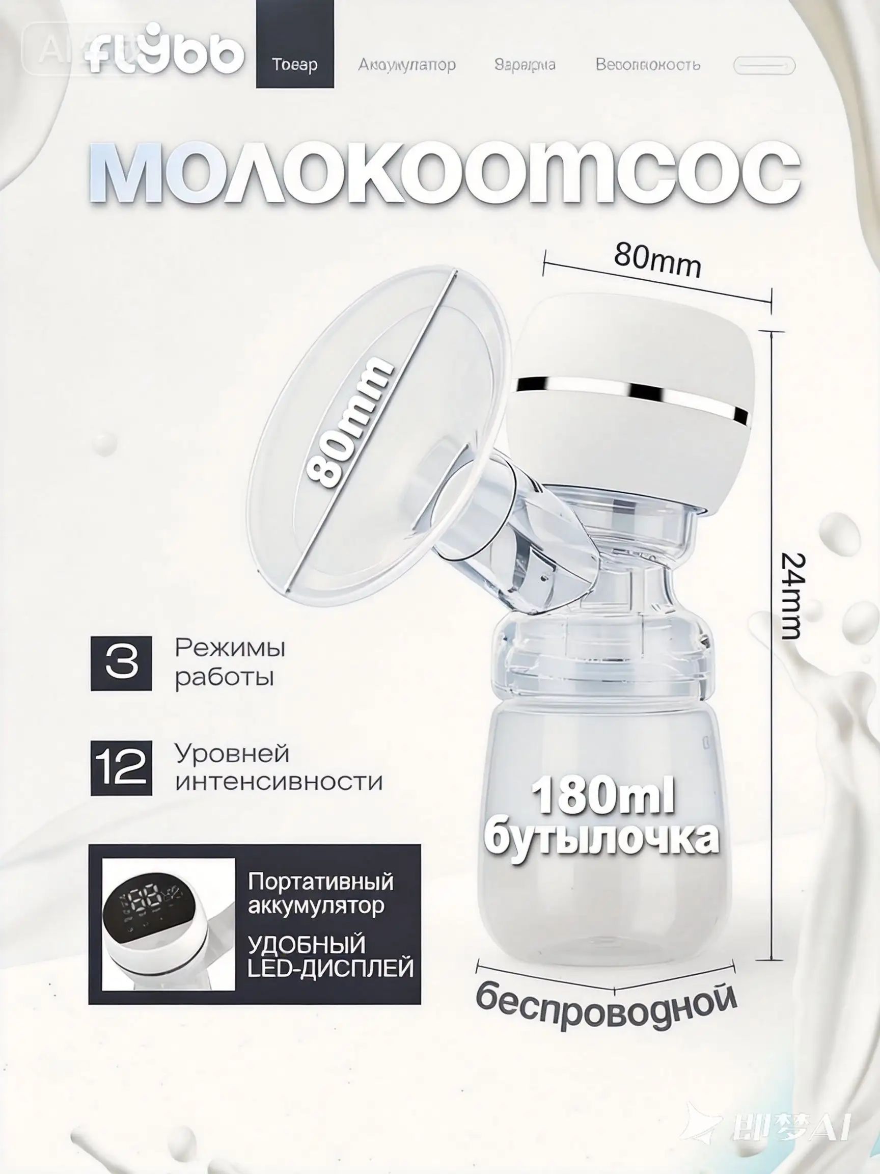Молокоотсос электрический