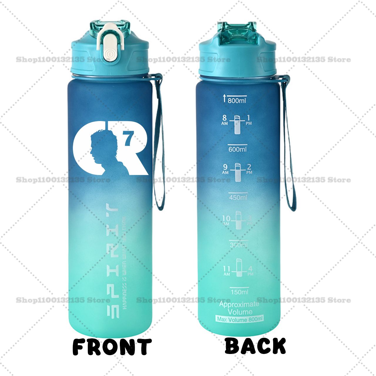 Football Star Ronaldo CR7 Роналду Бутылка для воды 800ml
