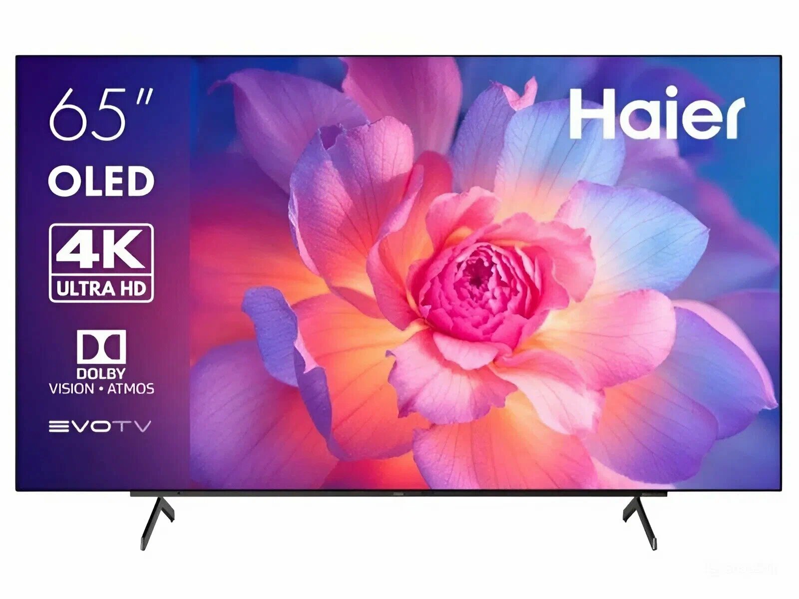 Телевизор Haier 65 OLED S9, 3840 × 2160 (4K UltraHD), 60 Гц, чёрный