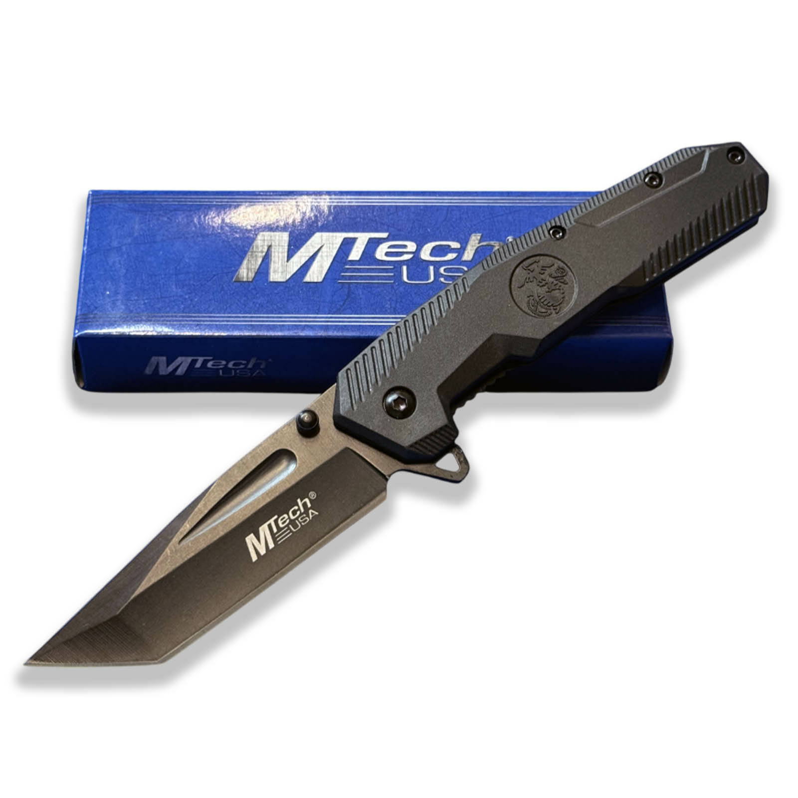 Складной EDC нож MTech A2022BL (Черный); сталь 3Cr13MoV; длина клинка 8 см; общая длина 20 см