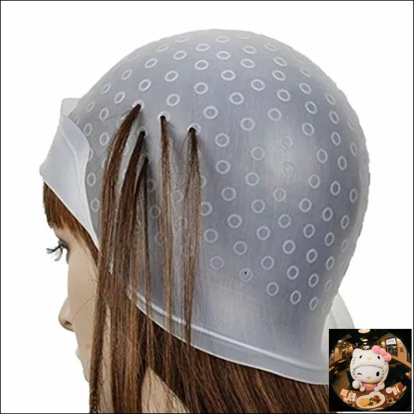 Шапочка для мелирования с крючком