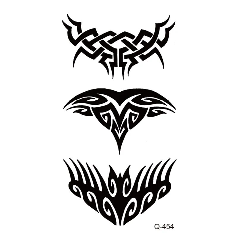 Маленькая временная татуировка, водостойкая черная роза, бабочка, стрела, цветок, крылья, маори, змея, женское искусство, запястье, шея, поддельная мини-наклейка