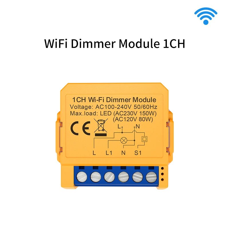 DMS16/ZDMS16 Умный Диммер Wi-Fi/ZigBee WiFi-1 gang