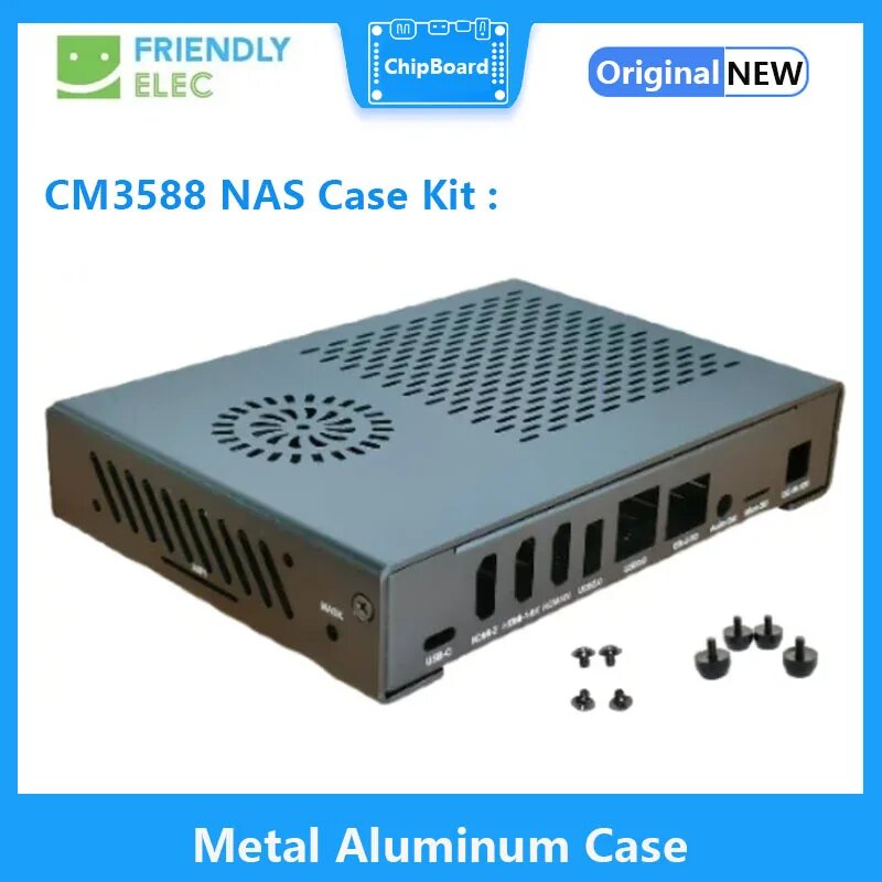 Корпус FriendlyELEC CM3588 NAS Kit, Metallic Shell