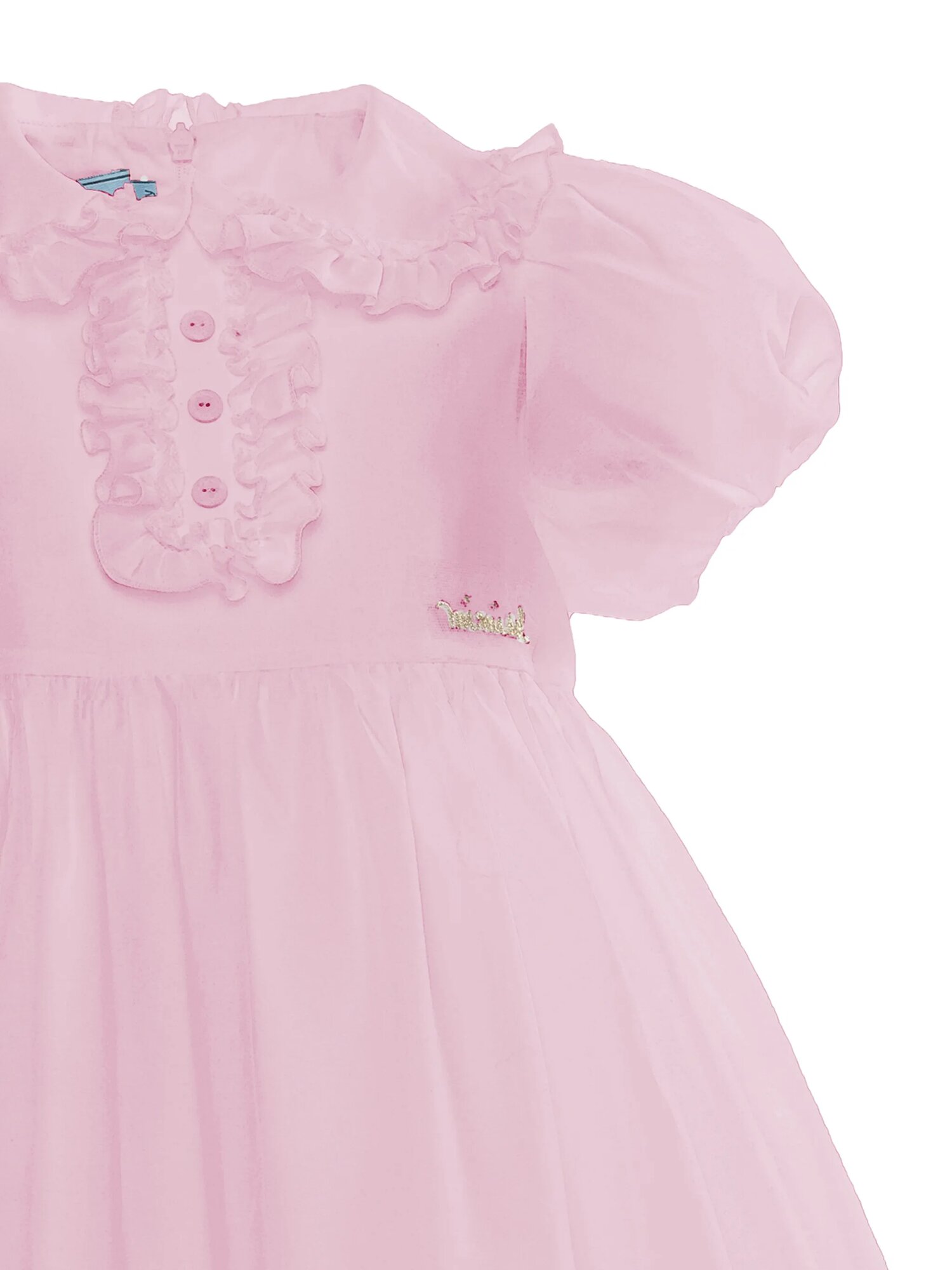 Платье MiMiSol Ruffled dress, размер 2 года, кораллово-розовый — фото 1