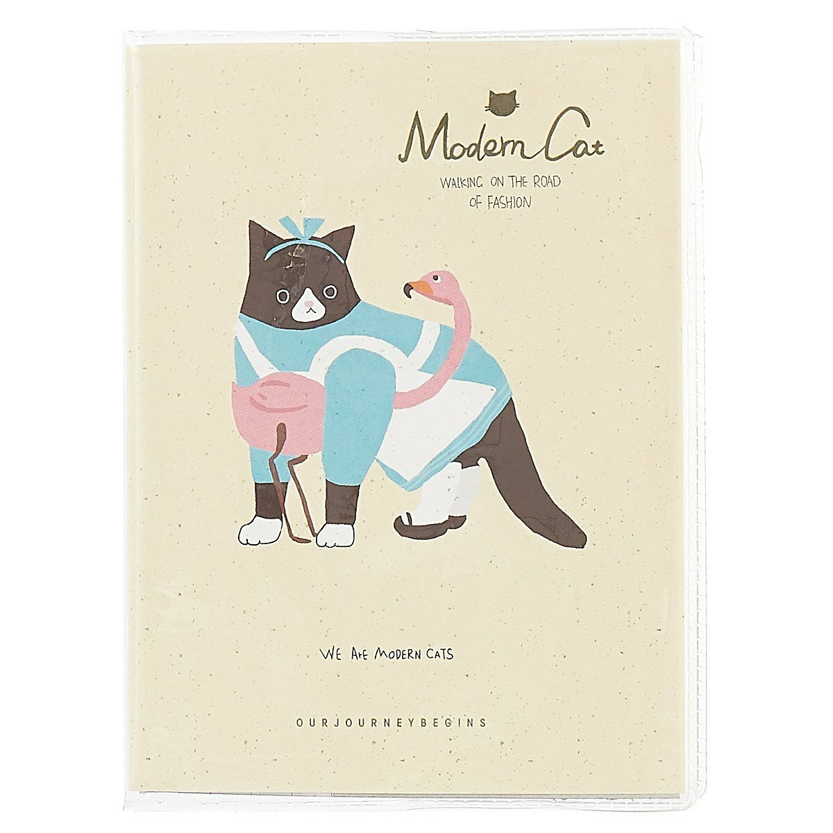 Записная книжка «Modern cat» А6, 80 листов в линейку, в ассортименте