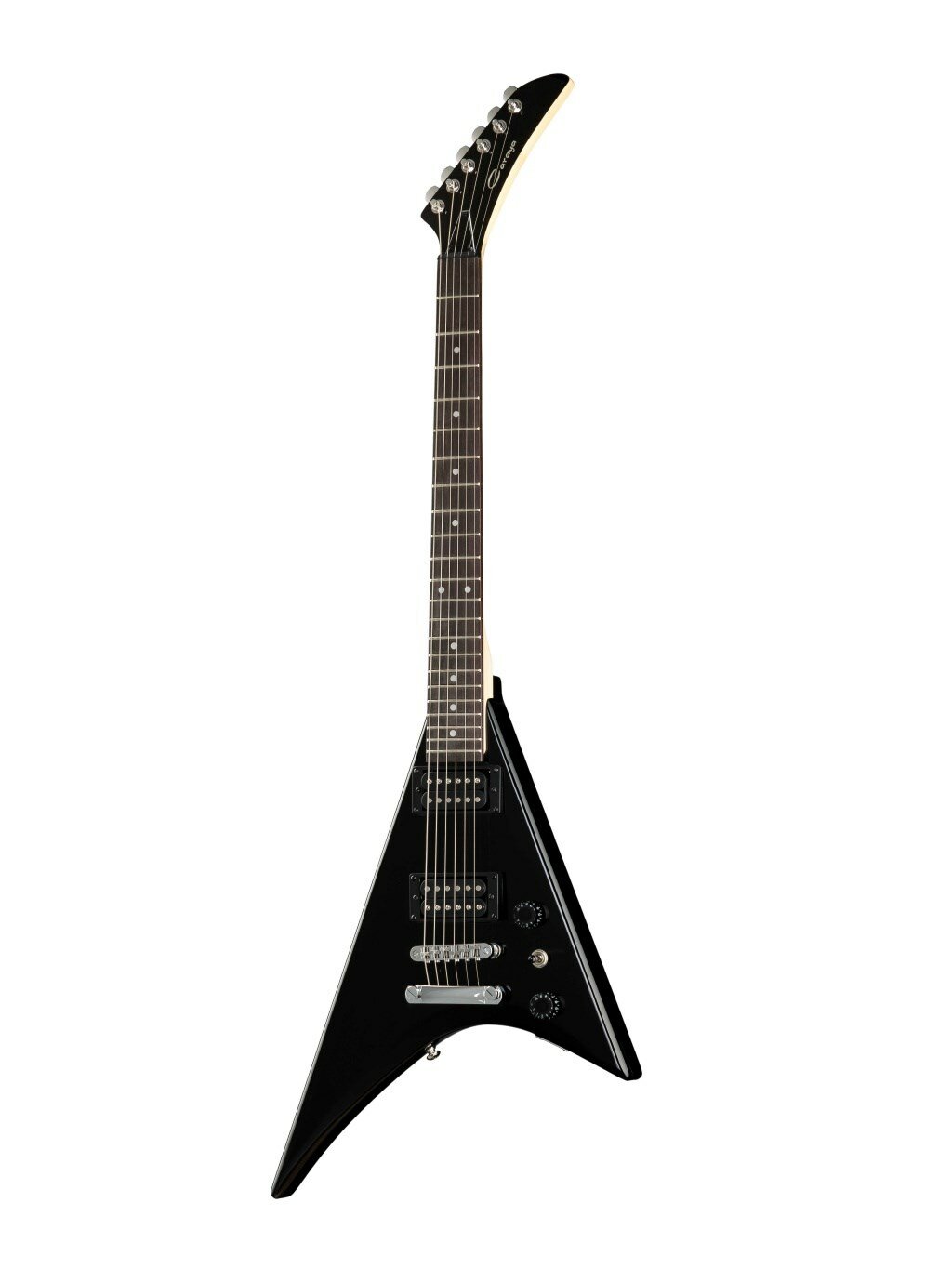 Caraya E233BK Электрогитара "стрела" V-образная, черная
