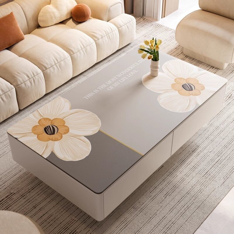 Простой современный водонепроницаемый и маслостойкий коврик для кофейного столика, нескользящий, устойчивый к загрязнениям, теплоизоляционный коврик для стола, коврик для кофейного столика от производителя.