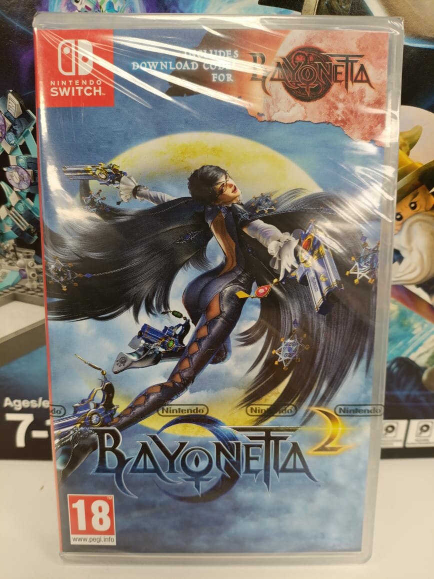 Bayonetta 2 (Includes Bayonetta 1 DLC Code) [Nintendo Switch, английская весия](SPC)