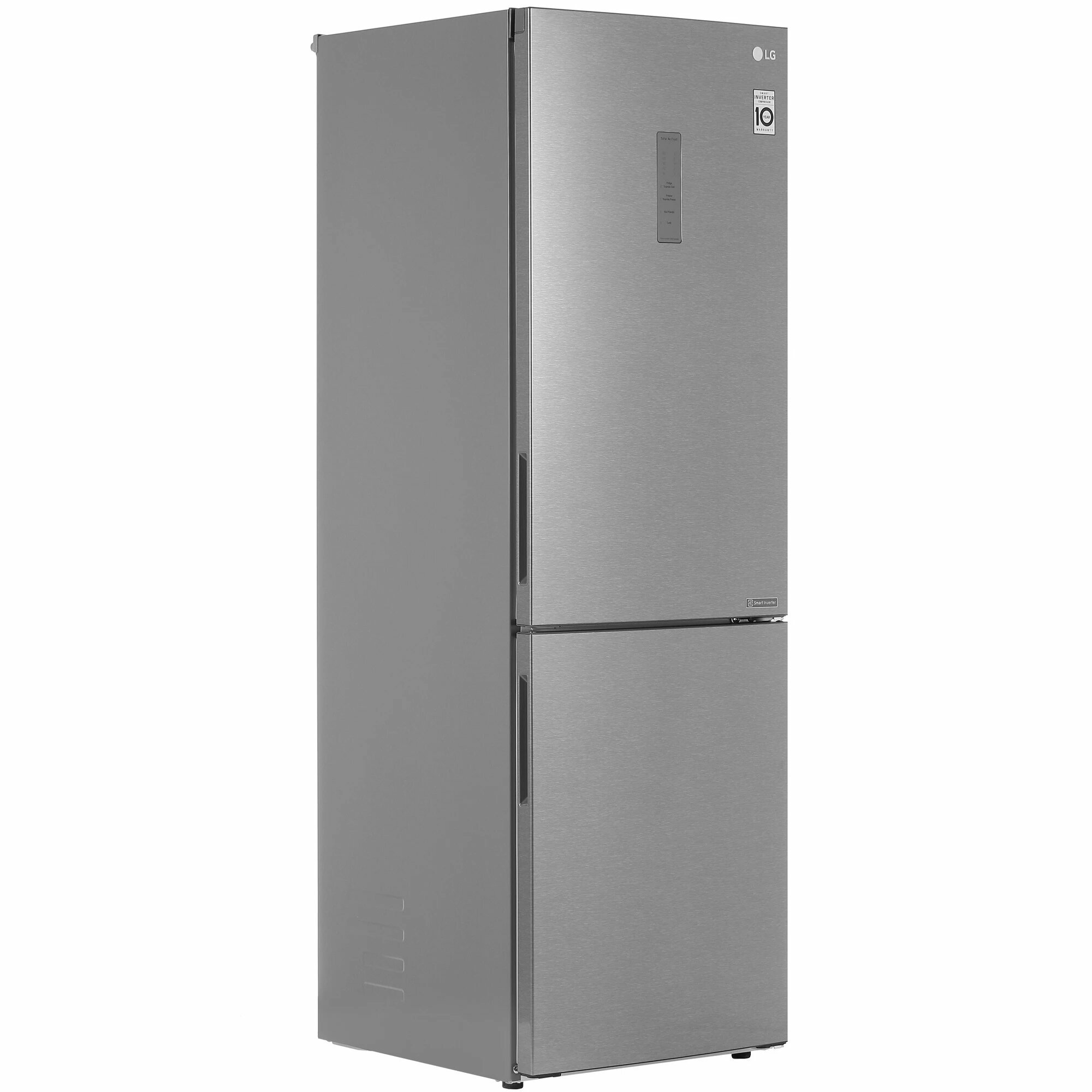 Холодильник с морозильником LG GA-B459CLWL, инверторный, No Frost, A+, 2 камеры, 374 л