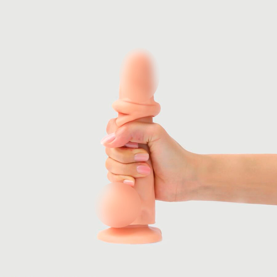 Lovely Planet Фаллоимитатор Strap-On-Me Realistic Dildo с подвижной кожей, ванильный XL, 19 см Фаллоимитатор