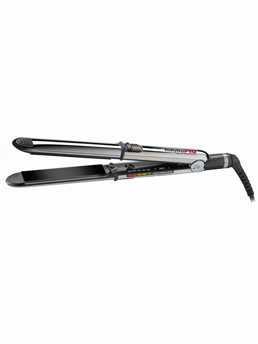 Выпрямитель/плойка BaByliss PRO Elipsis BAB3100EPE, 45 Вт, гальваническое покрытие, 5 режимов, плавающие пластины 24х110 мм, чёрный
