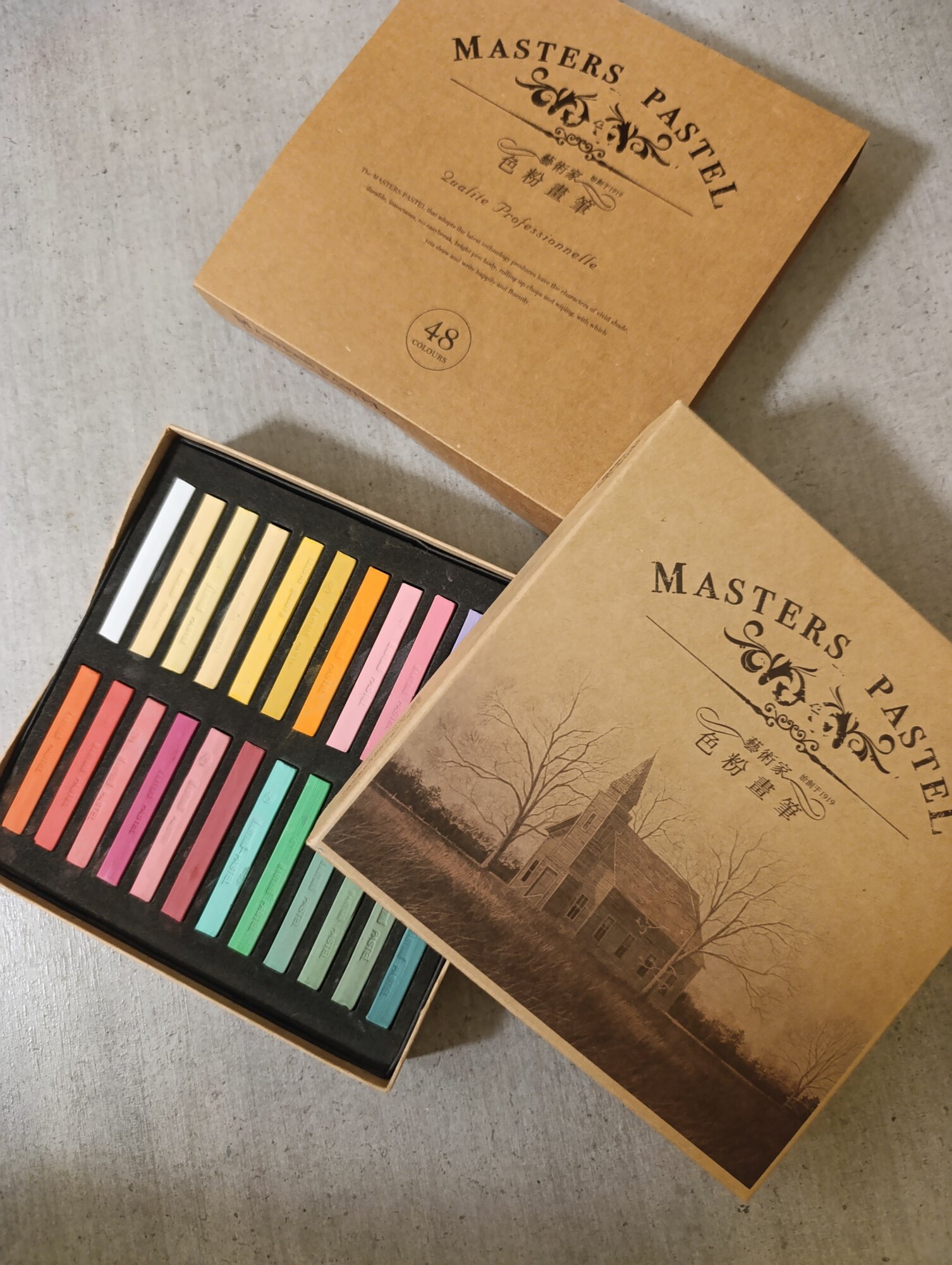 Пастель сухая 48 цветов "Masters pastel"