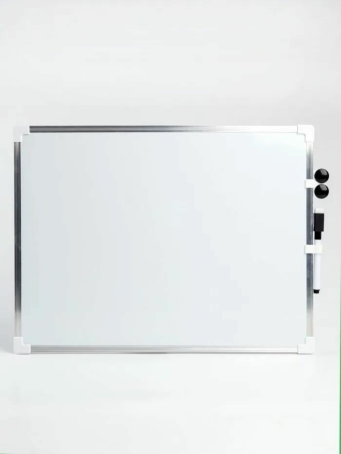 Доска магнитная двусторонняя, 40х30 см, без крепления