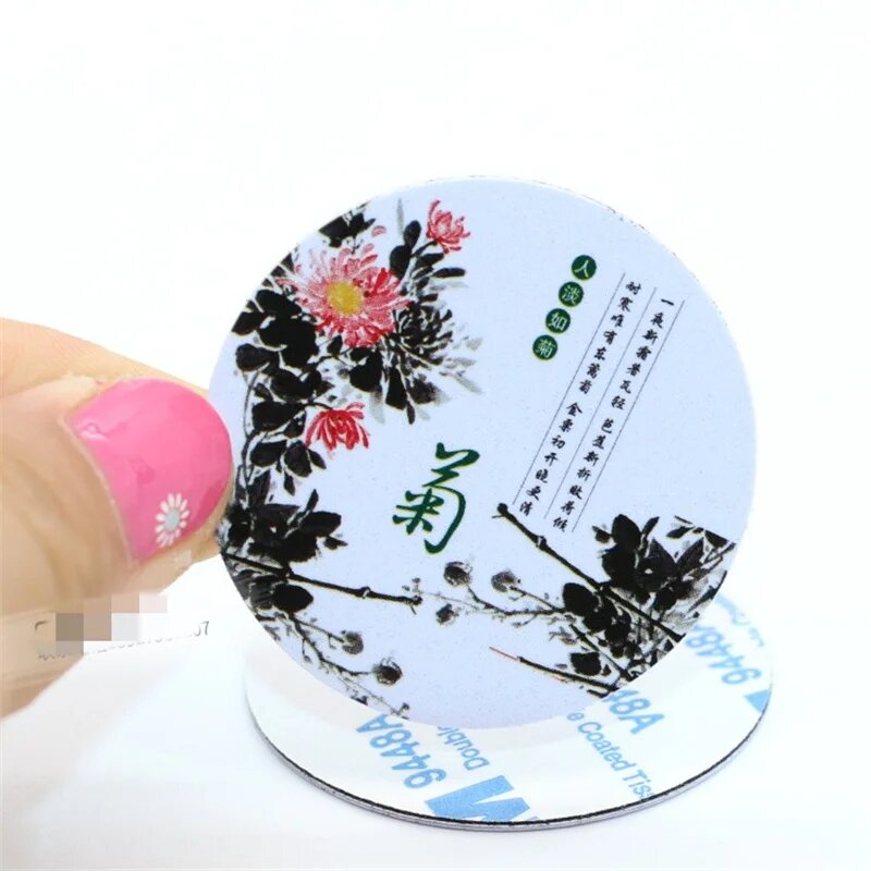 Розовый брелок с цветком, RFID EM4305 T5577 125 кГц