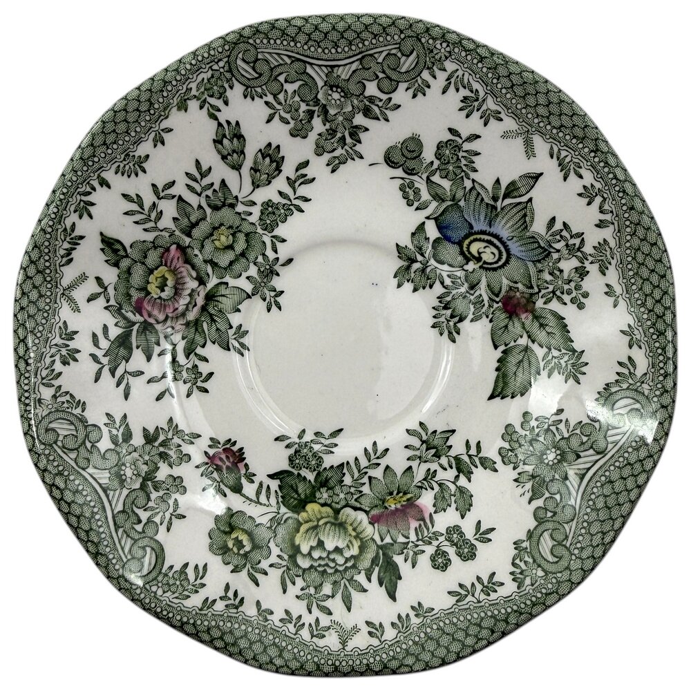 Блюдце "Oriental Pheasants", 14.5 см, 1965-1980 гг, Enoch Wedgwood Tunstall, Англия