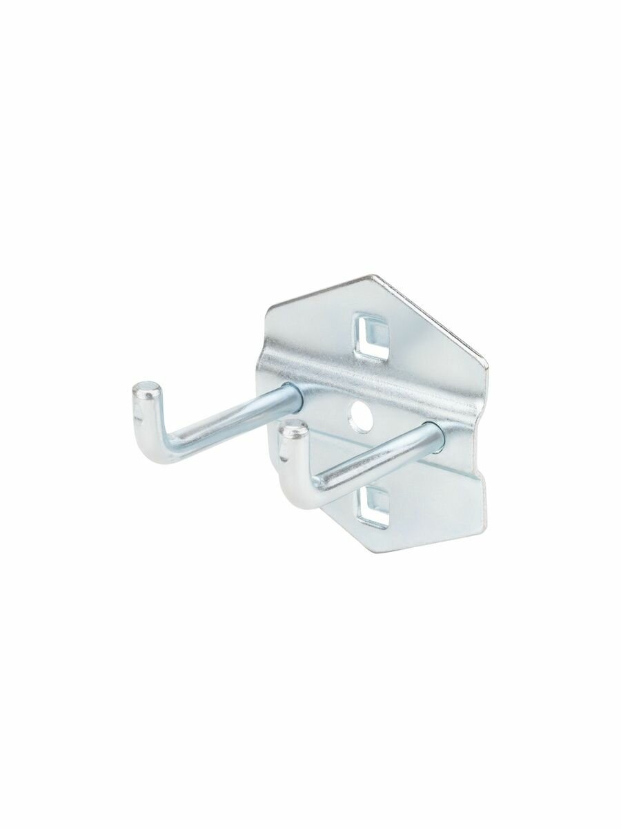 Держатель инструмента NORGAU Industrial двойной изогнутый 50 мм, для перфорированных панелей