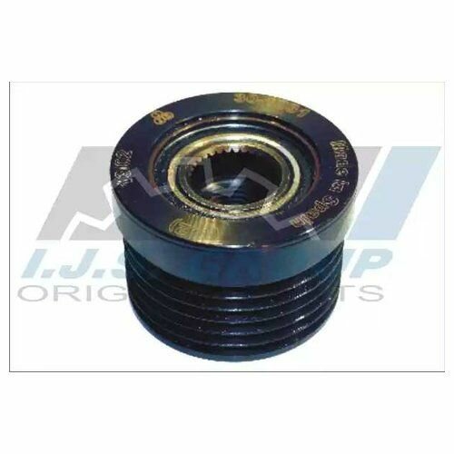 Шкив генератора BMW E46 316i-330i 98- IJS GROUP 301031 для BMW 1 серия E81, E82, E87, E88, 3 серия E46, E90, E91, E92, E93, 5 серия E60, E61