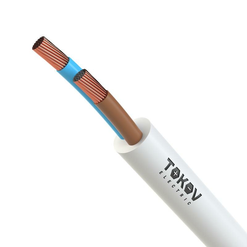 Провод TOKOV ELECTRIC ПВС 2х2.5 380В Б (уп.100м) 1945516