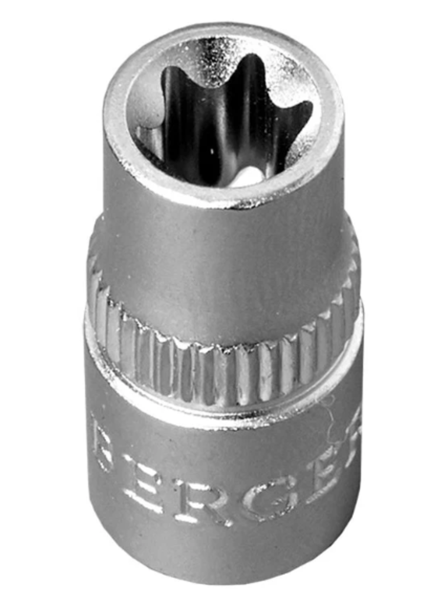 Головка торцевая BERGER 1/4" TORX (звездочка) Е6 BG2180, хромованадиевая сталь