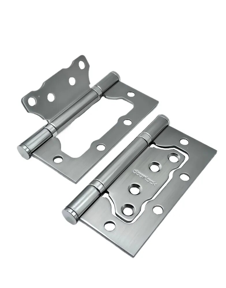Doorlock Петли накладные для межкомнатных дверей тип бабочка 2 шт, 100х76х2,5мм, 2 подшипника