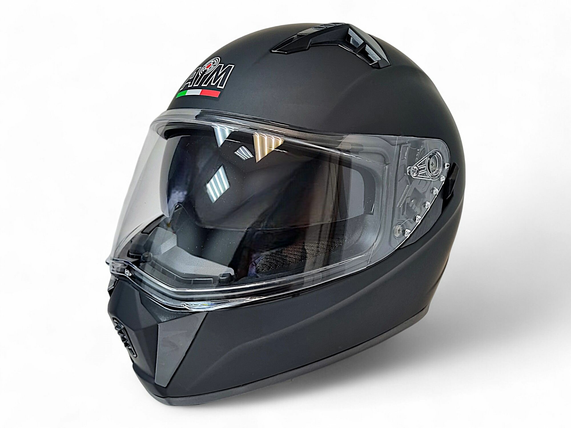 Мотошлем Интеграл AiM JK320 Black Matt, XXXL