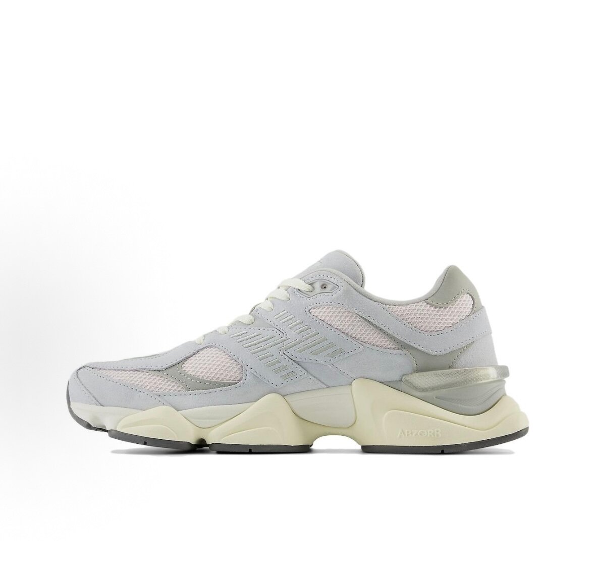 Кроссовки New Balance 9060, полнота D, размер 37.5 EU, серый — фото 1