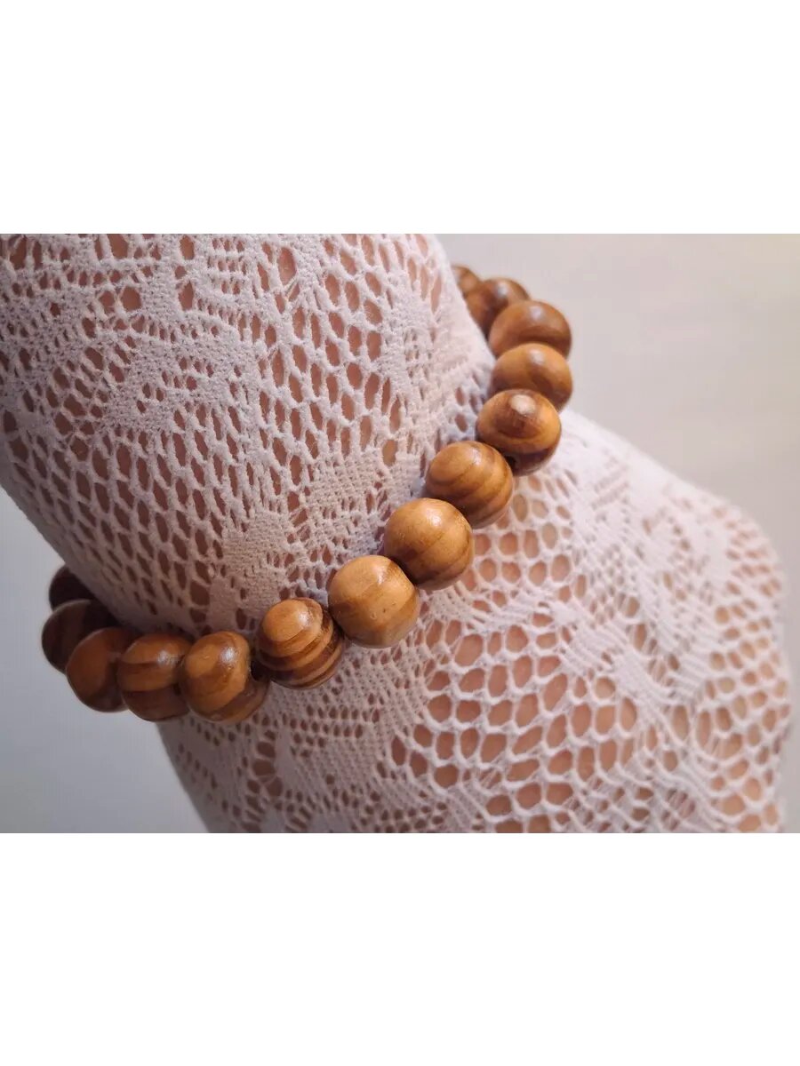 Эластичный браслет, дерево