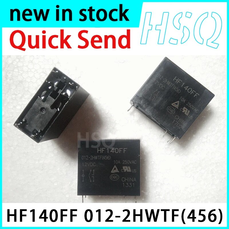 2 шт. реле HF140FF 012-2HWTF(456) 6-контактные 10А