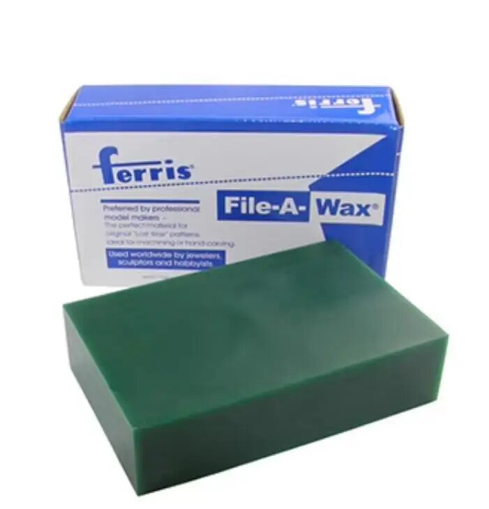 Восковой блок Ferris File-A Wax, темно-зеленый