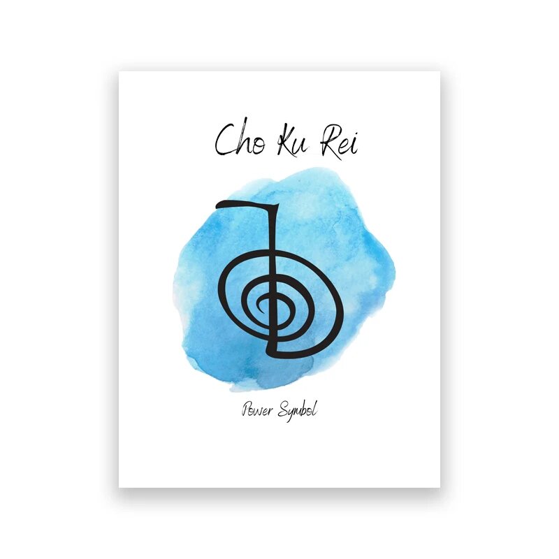 Постер Рейки Cho Ku Rei, 13x18 см, cPC9679
