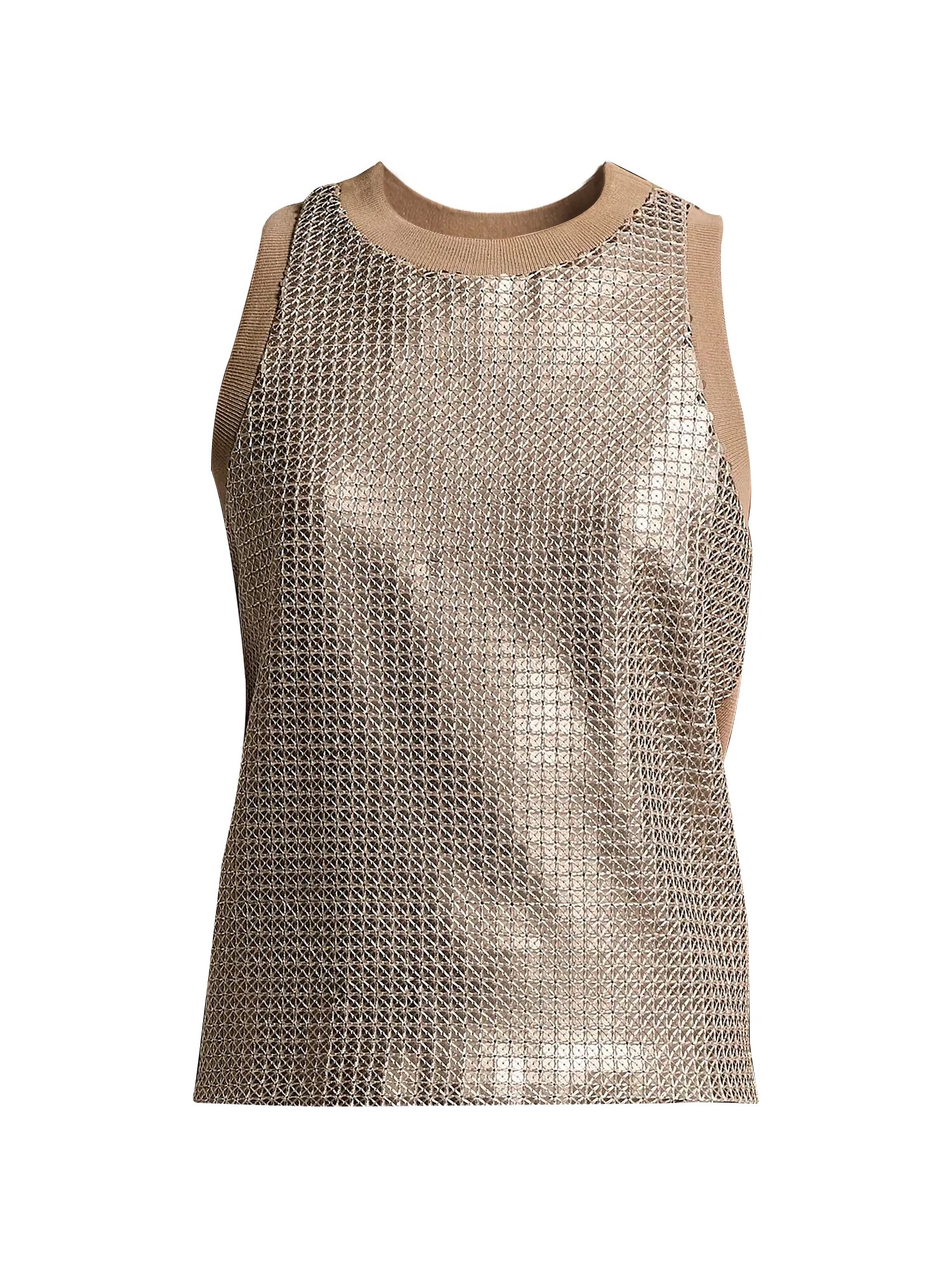 Топ Sequin-embellished sleeveless top