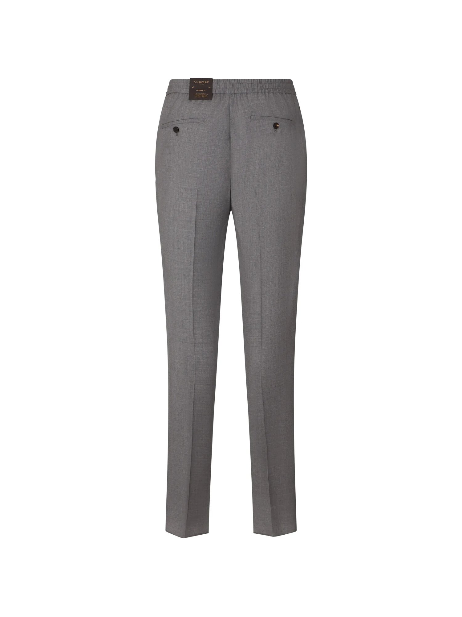 Брюки Slowear Drawstring trousers, размер 46, grey — фото 1