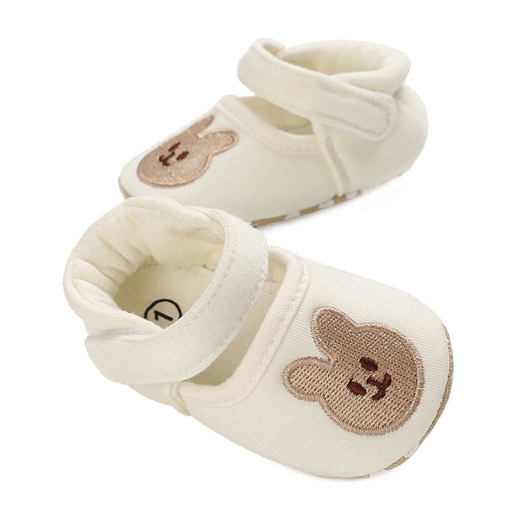 Детские ботинки для первых шагов, белый кролик - Внутренняя длина 13 СМ