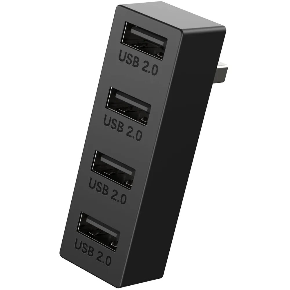 USB-хаб для Xbox Series S/X, 4 порта USB 2.0, высокоскоростной, совместим с аксессуарами и консолями Microsoft Xbox Series S/X, черный