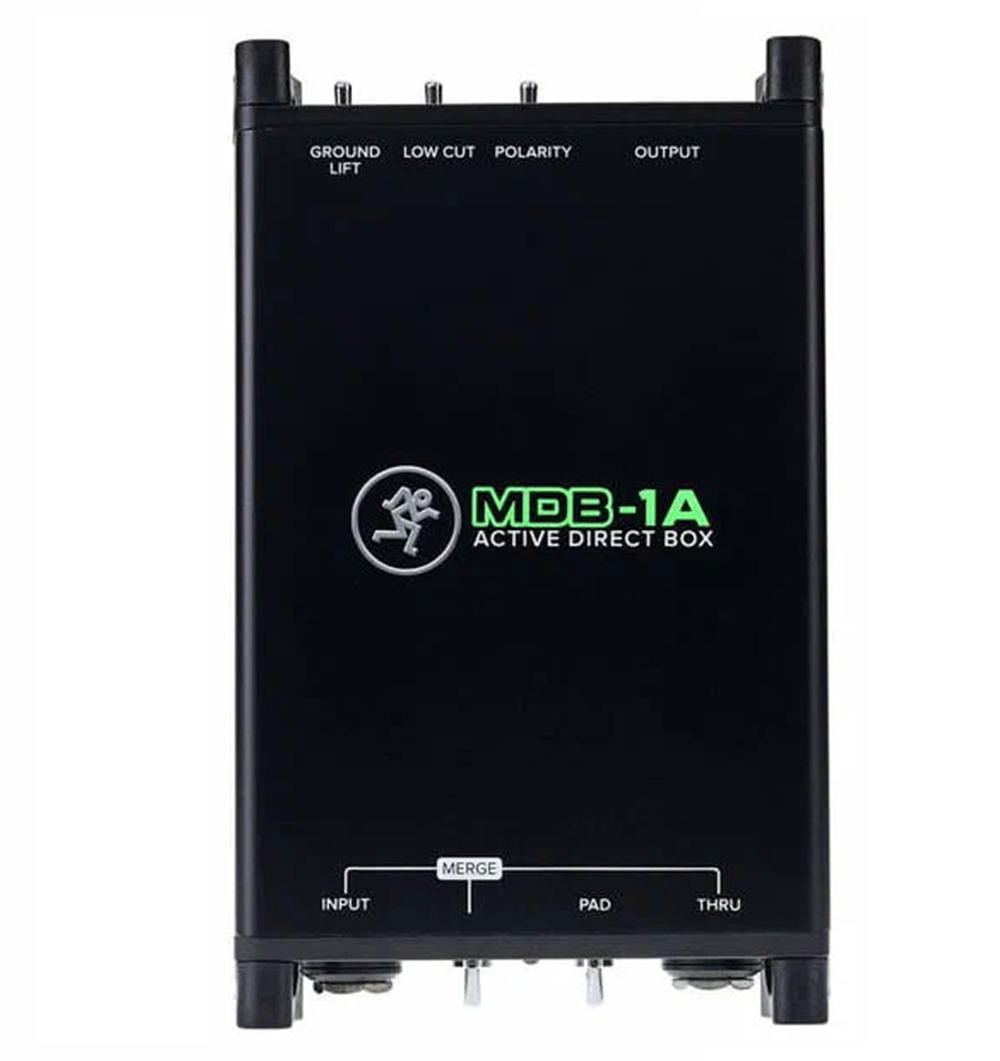 Директ бокс активный MACKIE MDB-1A фантомное питание 48В, черный